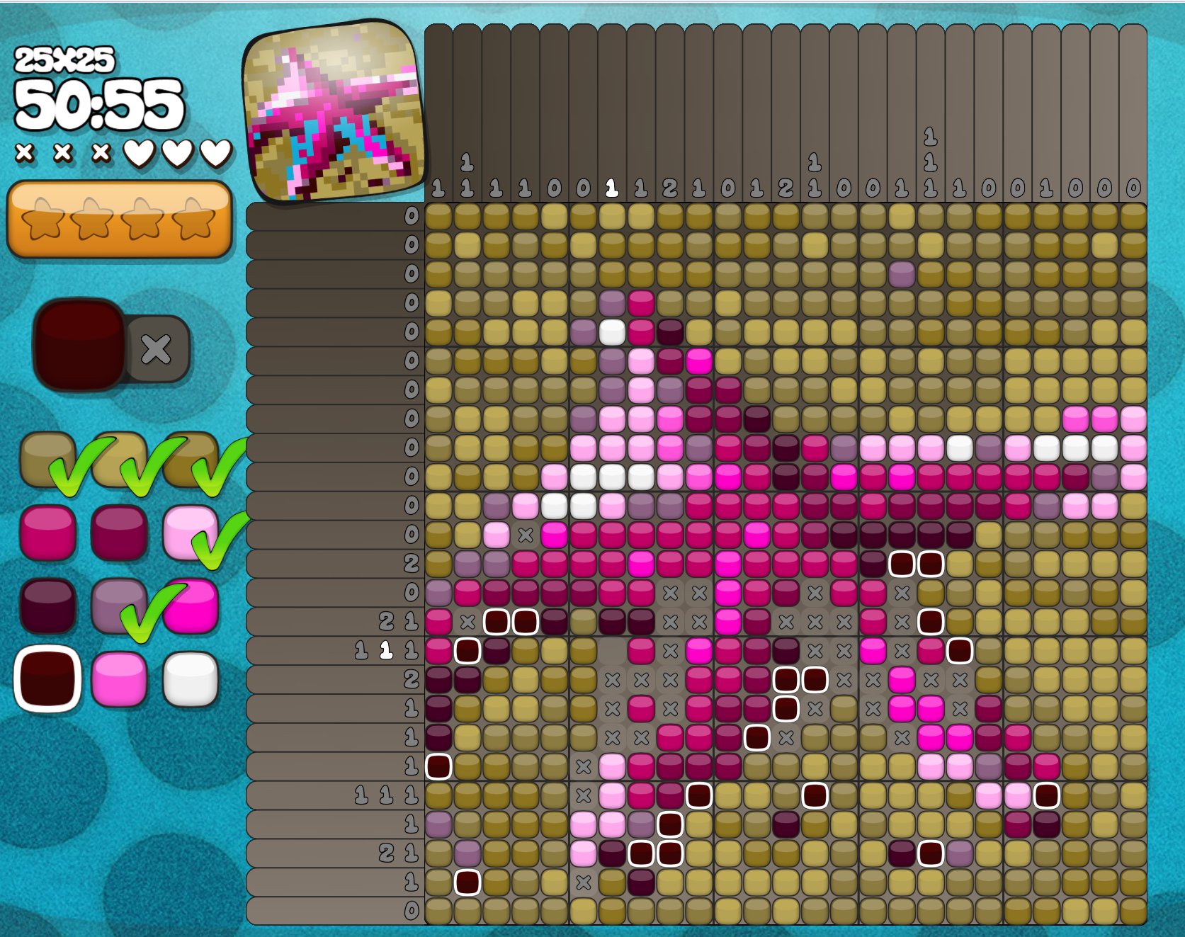 Bane 9 (10), Pink starfish (Bdbutterfly, Kom og vind).jpg